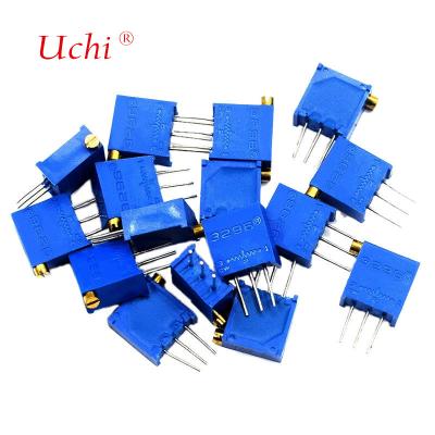 China 3296X 8mm Copper Long Knob 10k Trimmer Potentiometer Precision potentiometer for sale