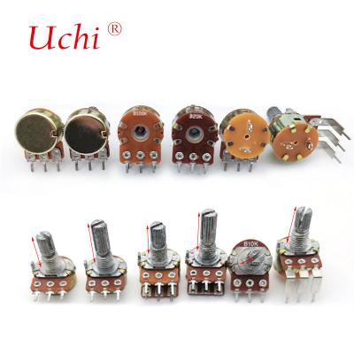 China WH148 With Switch Stereo Volume Control B50K And B100K Rotary Potentiometers for sale