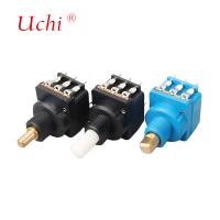 China WH116AK Soild Copper Shaft Rotary Dimming Potentiometer With 10A Push-button Switch for sale