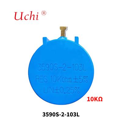 China 3590 Multi-turn Wire-wound Precision Rotary Potentiometer 10k Ohm 5% 2w for sale