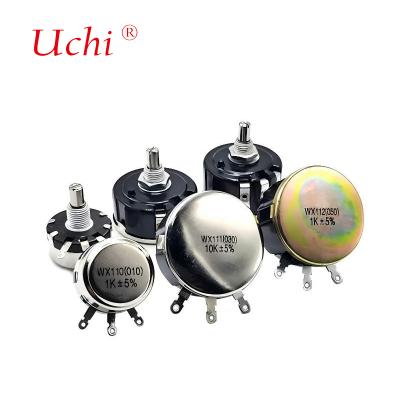China WX111 Single-turn Wound Potentiometer Adjustable Resistor 1w Precision Rotary Potentiometer for sale