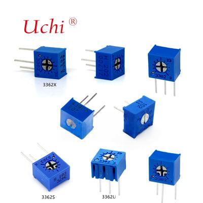 China 3362S Fine-tuning Precision Potentiometer 10K Metal Glass Glaze Precision Adjustable Resistor for sale