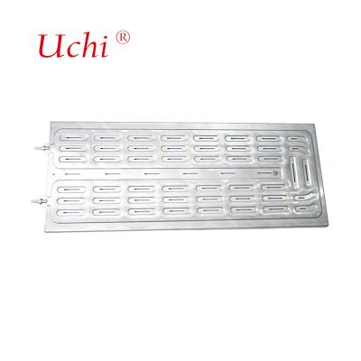 China Battery Ess Aluminum Cold Plate Water Cold Liquid Cooling Braze Evaporator Fluid-cooled Plate for sale