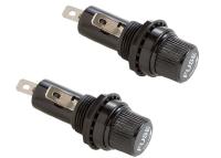 China Quick Connect Chassis 10A Inline Fuse Holder R3-13 For 6.35x31.8mm Glass Fuses for sale