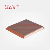 China Square Mini-fin Liquid Cold Plate, Copper Cooler Plate Heat Sink for sale