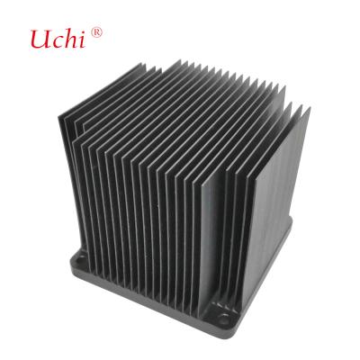 China Amplifier Heat Sink Aluminium Extrusion Skived Heatsinks for sale