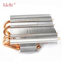 China Heat Pipe Thermoelectric Cooling Aluminum CPU Copper Heat Sink for sale