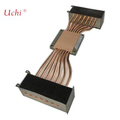 China Heat Pipe Heat Sink Module With Stamping Fin for sale