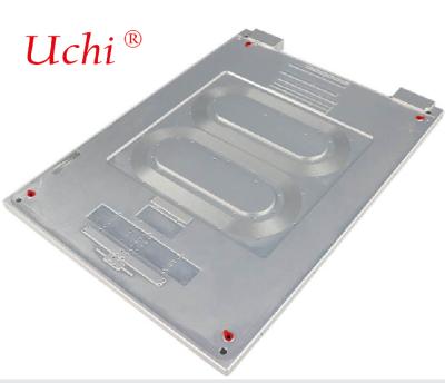 China Deep-Buried Copper Pipe Double Loop Fiber Laser Water Cooling Cold Plate for sale