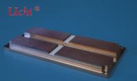 China Split-type Pure Copper Microchannel Cold Plate (Dual Heat Source Microchannel Liquid Cooling Heat Sink) for sale