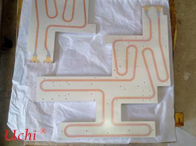 China Aluminum Base Plate with Embedded Oxygen-Free Copper Tubes High-Power Electronic Control for sale