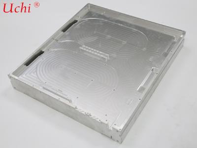 China Liquid Cooling Plate with Dual Zone Flow Channels Optimized by CFD Simulation for Heat Dissipation in Dual Fiber Coil Laser Systems for sale