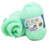China Eco-Friendly Hand Knitting Various Colors Soft  Baby Yarn 5ply milk cotton yarn for sale