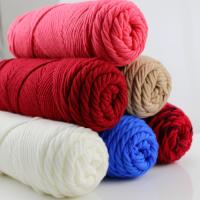 China Factory worsted soft hand knitting acrylic material tufting yarn 8ply crochet milk cotton yarn for baby clothes tufting rugs for sale