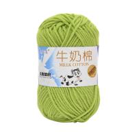 China Professional Export Trade Acrylic Material Milk Cotton Knitting blended Yarn 5ply Crochet Milk Cotton Yarn For Baby for sale