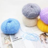 China Factory Direct Premium Baby Yarn 25g Weight 25% Imported Wool, 65% Mohair, 10% Cashmere Blended Mohair Yarn for sale