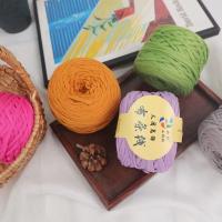 China Hand Knitting Adult All Cheap  285g/roll T Shirt Yarn Crochet Handbag Fancy Yarn Super Soft Feeling for sale