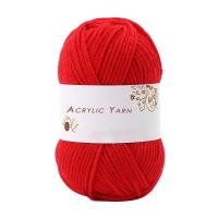 China wholesale high quality super soft multi color 50g/roll 4ply 100% acrylic yarn for crochet for sale