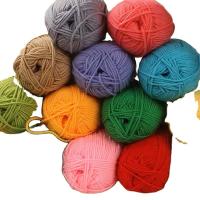 China High Quality Various Colors 50g/ball 4ply Fancy Yarn 100% Acrylic for Knitting for sale