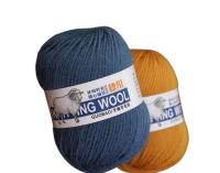 China Hot sale fancy crochet yarn super soft 100% wool yarn for tufting rug for sale