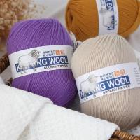 China Factory Directly Supply Colorful Hand Knitting Wool Yarn High Quality 100% Crochet Wool Yarn for DIY for sale