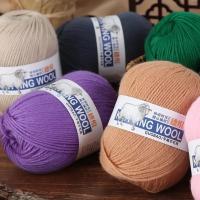 China 50g/ball 4ply 100% merino wool yarn hand knitting baby sweater and scarf soft merino wool yarn for sale