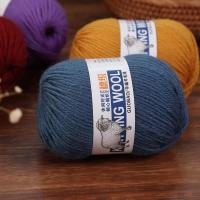 China 50g/ball 4ply 100% merino wool yarn hand knitting baby sweater and scarf soft merino wool yarn for sale