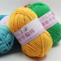 China China factory 4ply 50g acrylic blended yarn for crochet and knitting clothes or hand crafts for sale