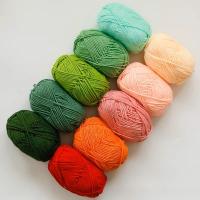 China Baby woolen yarn 21st century silk protein velvet milk cotton yarn for crochet for sale