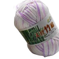 China Hand Knitting hot sell high quality hand knitting yarn 50g/ball 6ply Bamboo Cotton Blend Yarn for sale