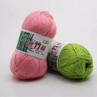 China wholesale Long Staple organic blended yarn 50g/roll 6ply 70% natural bamboo fiber 30%   bamboo cotton yarn for sale