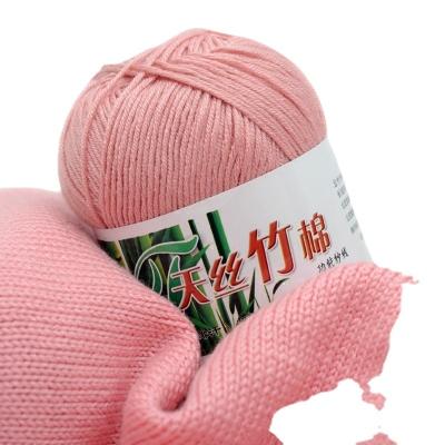 China Various Colors Soft and Warm 70% Natural Bamboo Fiber 30% Long Staple Cotton Blended Yarns for sale