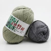 China Eco-friendly baby soft 50g Bamboo Cotton Yarn 6ply for Crochet cotton yarn bamboo for sale