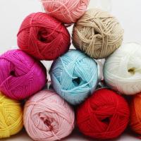 China Eco-friendly baby soft 50g Bamboo Cotton Yarn 6ply for Crochet cotton yarn bamboo for sale