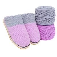China baby jumbo chunky yarn for crochet 165g per ball 0.6cm thickness chunky chenille yarn for scarf for sale
