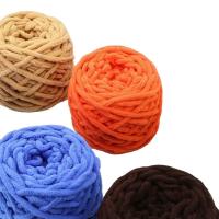 China Hot Selling chunky chenille yarn Multi-Color Chunky Crochet Yarn Knitting Woven Blanket for sale