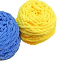 China Hot Selling chunky chenille yarn Multi-Color Chunky Crochet Yarn Knitting Woven Blanket for sale