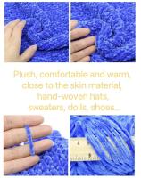 China factory best seller comfortable 100g Plush Acrylic Velvet Chenille Yarn For Weaving for sale