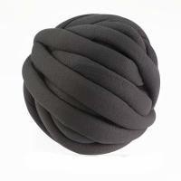 China New arrival hot price multi colors 3cm thick 250g/roll fancy velvet tube yarn for diy for sale