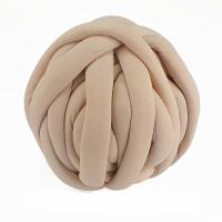 China New model wool velvet tube thick yarn hot sale fancy cotton tube yarn chunky polyester filled cotton tube yarn for sale