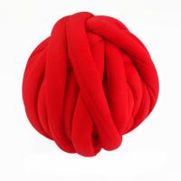 China Hot sale big cotton tube soft and sturdy 3cm thick polyester filled cotton tube yarn for bag knitting for sale