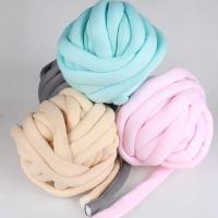 China Hot Sale Super Giant Machine Washable Tube Yarn Arm Knitting Jumbo Chunky Giant Yarn for Blanket Pet Bed for sale