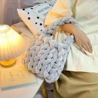 China Knitting  Pet House Blanket Chunky Yarn Giant Chunky Cotton Tube Yarn For Knot Pillow Blanket for sale