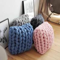 China Wholesale Price Super Soft Giant Arm Knitting Cotton Chunky Tube Yarn for knitting blanket of pet for sale