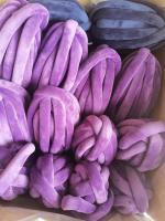 China China Manufacturer super soft 250g/ball 3cm thick giant chunky chenille velvet tube yarn for hand knitting for sale