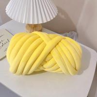 China Made in China various colors 3cm thick 250g/ball velvet tube yarn for diy for sale
