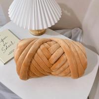 China Made in China various colors 3cm thick 250g/ball velvet tube yarn for diy for sale