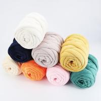 China Made in China various colors 3cm thick 250g/ball velvet tube yarn for diy for sale