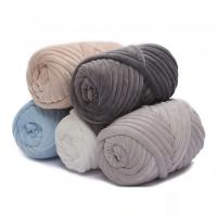 China Amazon Hot Sale Super Chunky Fancy Yarn Velvet Tube for Hand Arm Knitting Blanket for sale