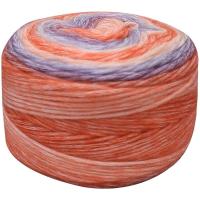 China High quality  Acrylic Cotton Wool Blended  Color 100g/roll Rainbow Cake Yarn for Crochet for sale